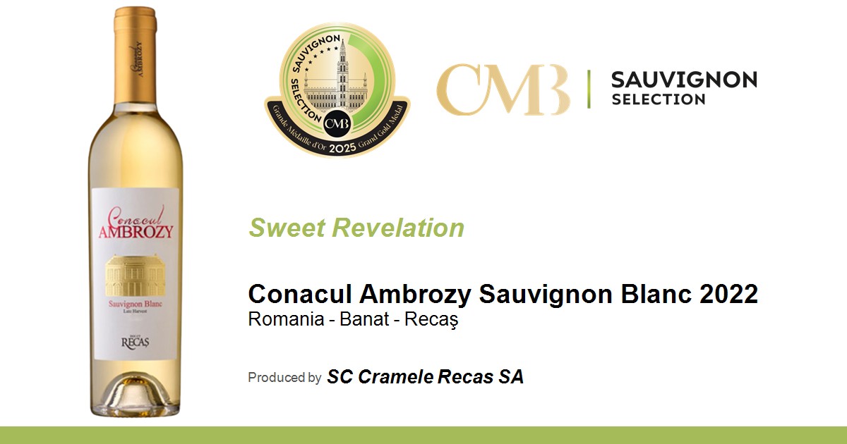 Conacul Ambrozy Sauvignon Blanc 2022 • Concours Mondial du Sauvignon 2021
